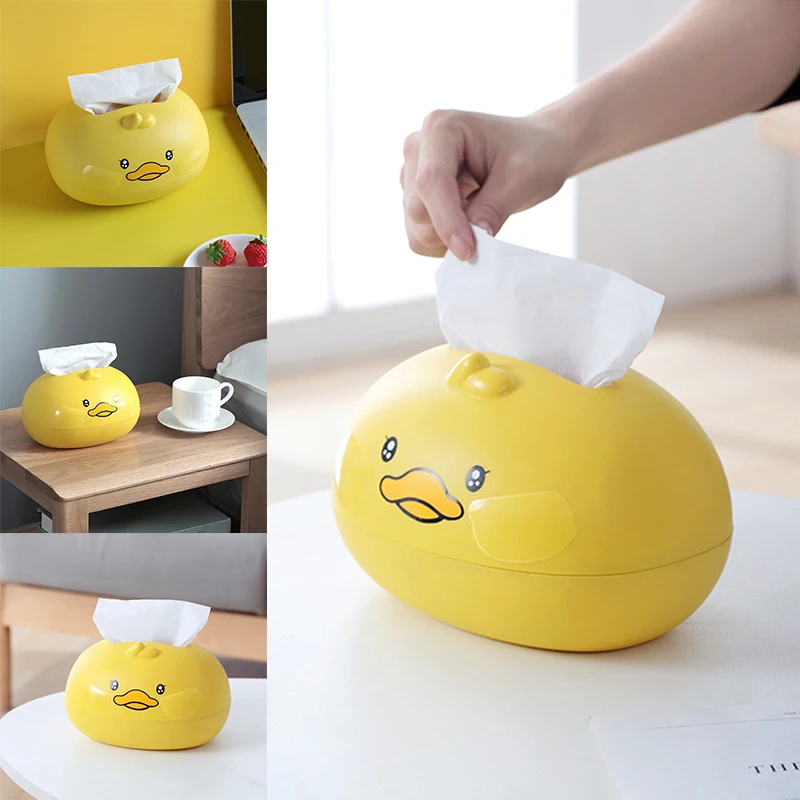 1pc-Cartoon-Yellow-Duck-Tissue-Box-Creative-Home-Living-Room-Coffee ...