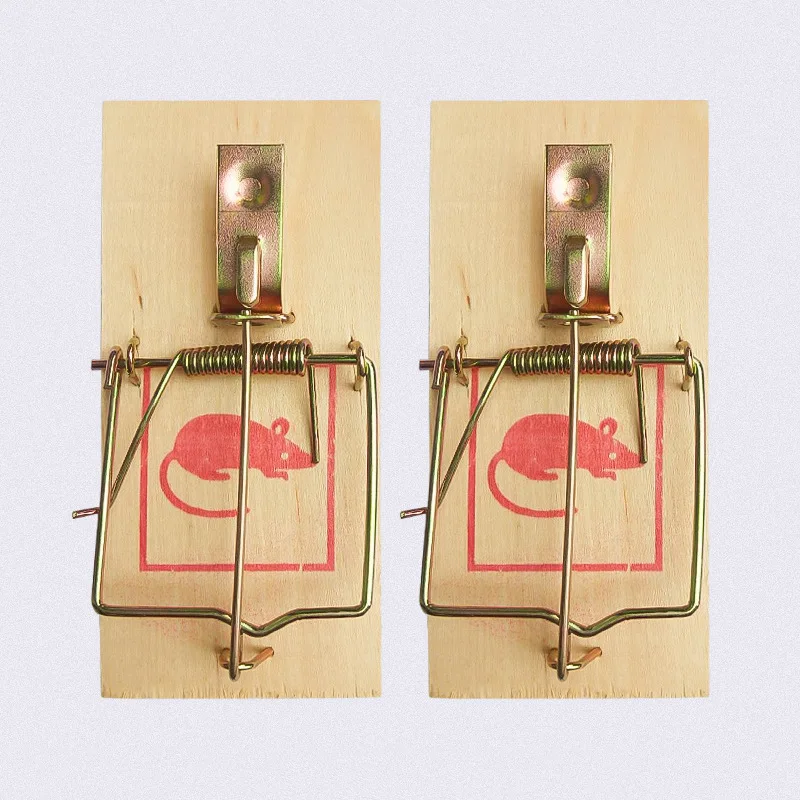 Piège nuisible,Pièges à souris traditionnels en bois, piège à souris ...