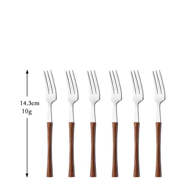 6/24Pcs Gold Marble Texture Handle Cutlery Set Kitchen Stainless Steel ...
