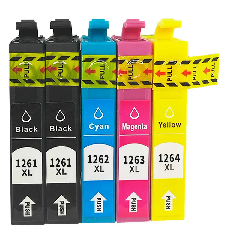 Compatible Ink Cartridge For Epson 126 T126 T1261 T1262 T1263 T1264 ...