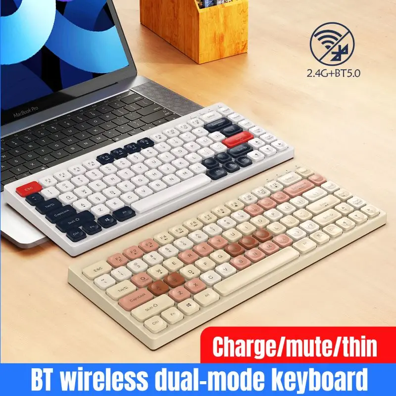 Wireless-Bluetooth-Keyboard-Dual-Mode-2-4G-Bluetooth-5-0-Wireless ...