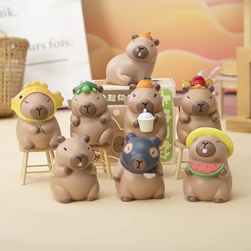 Capivara-Blind-Box-for-Children-Animal-Figure-Toys-Surprise-Box-Girls ...