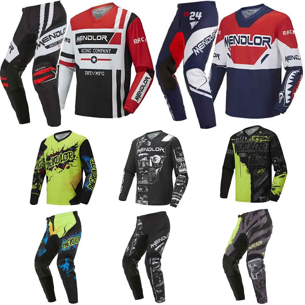MENDLOR-2024-Motocross-Gear-Set-Dirt-Bike-Clothing-Off-Road-Motocross ...