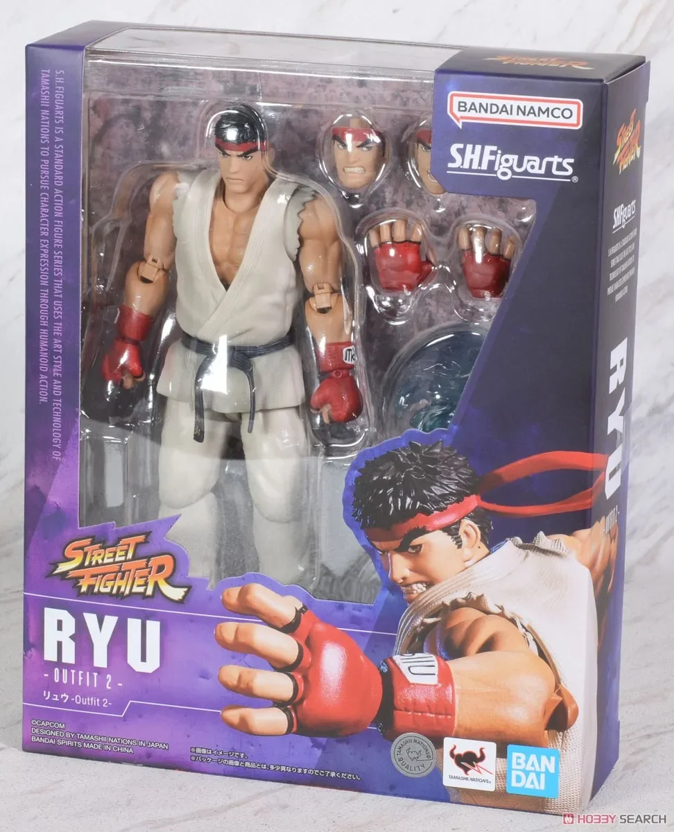 Original Bandai S.H.Figuarts Shf Ryu -Outfit 2- Street Fighter Series ...