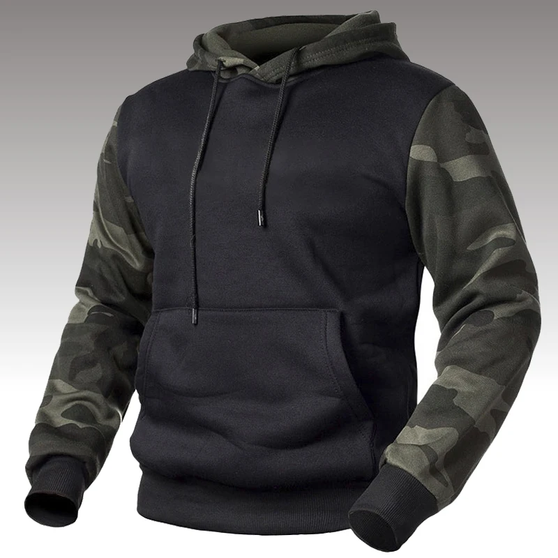 Sudaderas con capucha de lana para hombre, ropa informal de invierno ...
