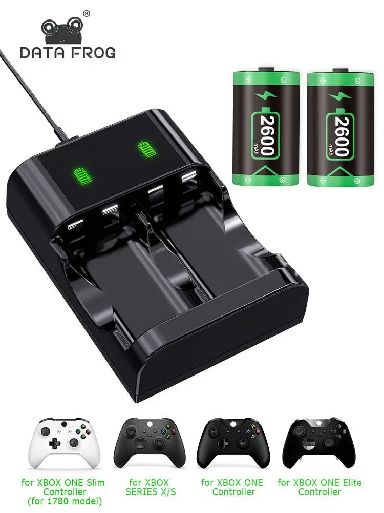 DATA-FROG-paquetes-de-bater-a-recargable-para-Xbox-One-x-S-Elite-estaci ...