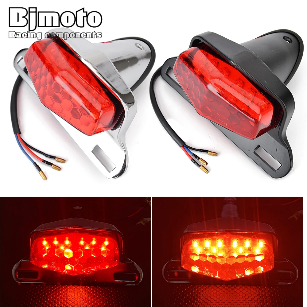 Retro-Motorcycle-Tail-Light-Universal-License-Plate-LED-Rear-Brake-Lamp ...