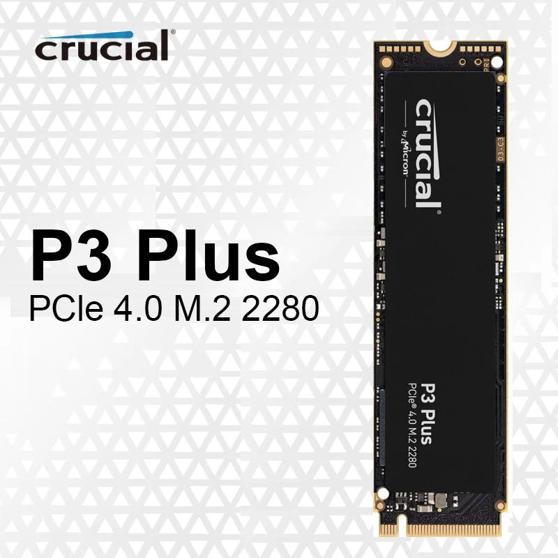 Crucial P3 Plus 500GB 1TB 2TB PCIe Gen4 3D NAND NVMe M 2 SSD Internal crucial-p3-plus-500gb-1tb-2tb-pcie-gen4-3d-nand-nvme-m-2-ssd-internal
