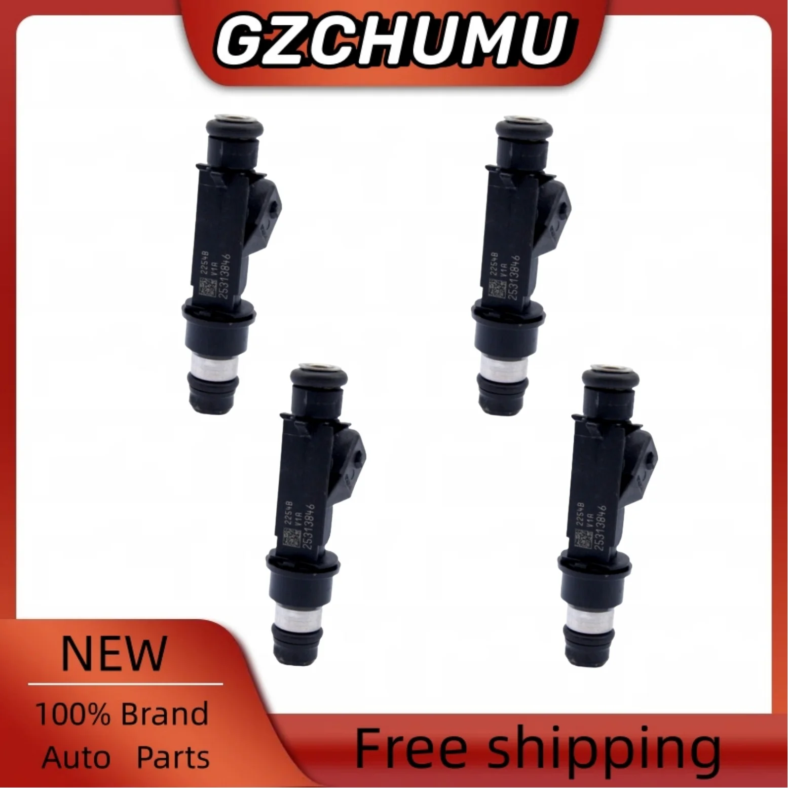 4Pcs Injector Fuel Injector Automotive 25313846 25343299 For Opel ...