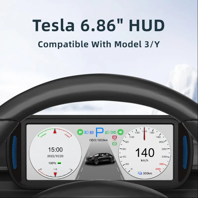 Tesla-6-86-Head-Up-Screen-Display-for-Model-3-Y-HUD-OBD2-Car-Dashboard ...