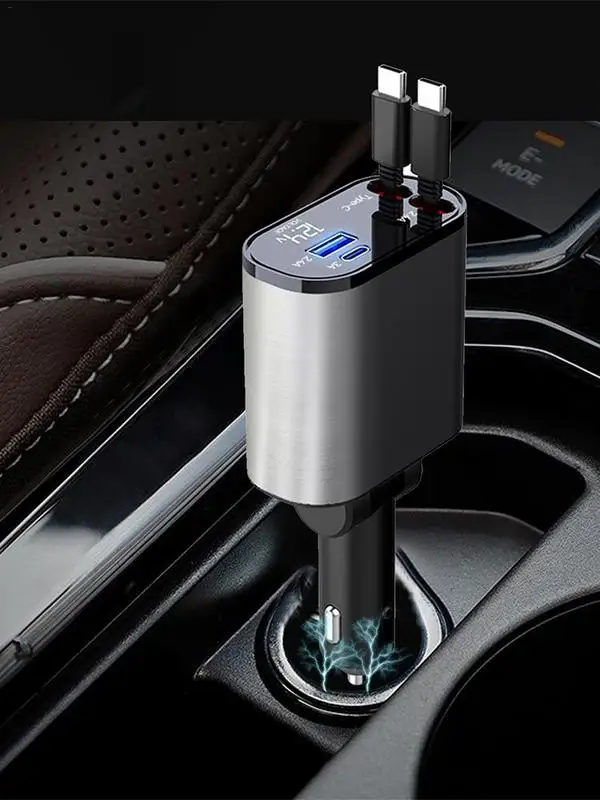 Multi-Port-Cars-Lighter-Charger-Car-Lighter-120W-Adapter-Fast-USB ...