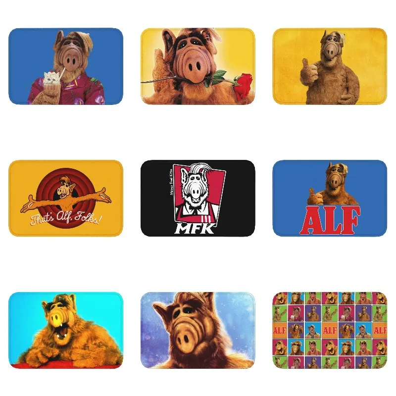 Funny-Alf-Meme-Front-Door-Mat-Anti-Slip-Waterproof-Alien-Life-Form-Sci ...