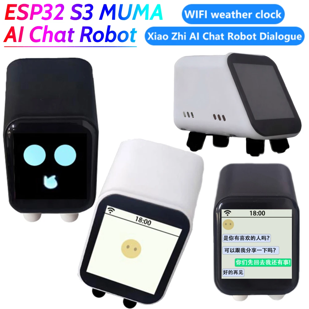 ESP32 S3 MUMA AI Chat Robot with 1.54in Screen N16R8 Development Board ...