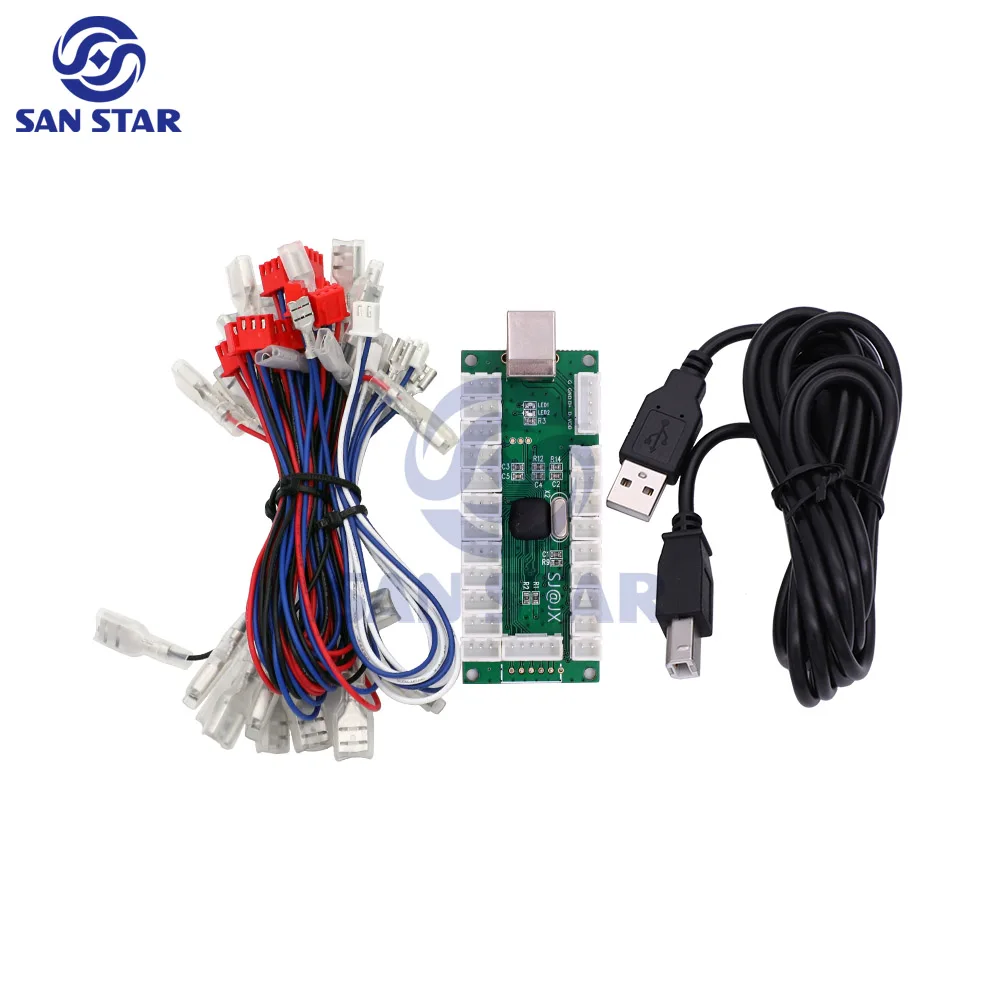 Controlador LED Arcade USB a Joystick para Tablero de Control de juego ...