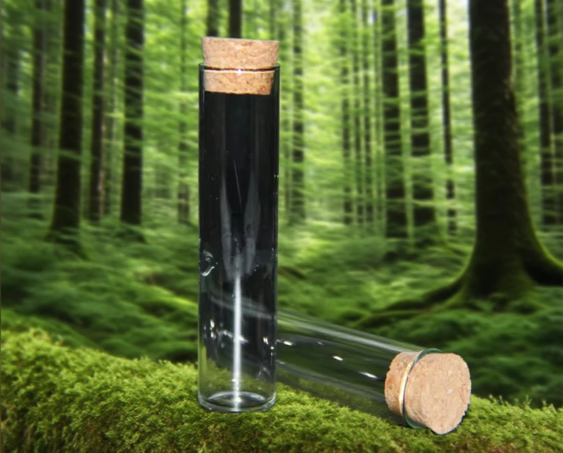20X Mini Glass Test Tubes 18mm X 80mm 13ml Capacity with Cork Stopper ...