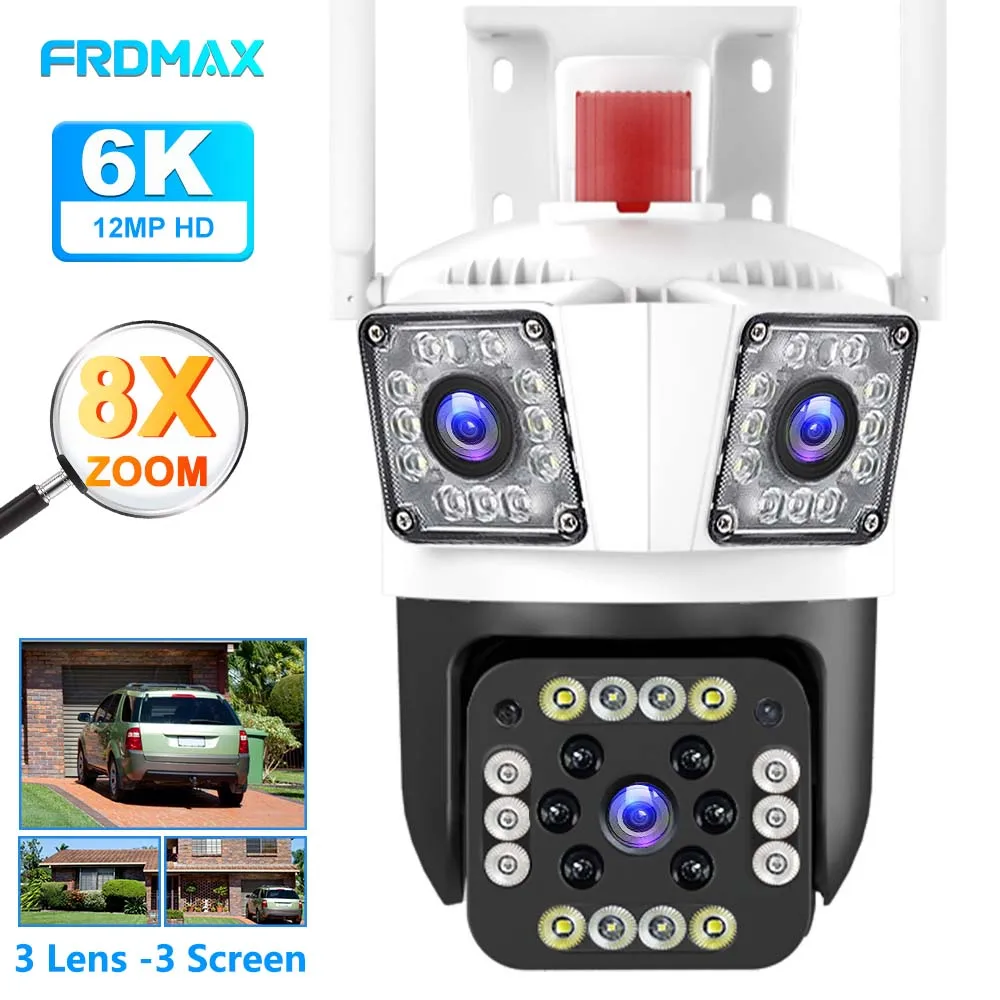 12MP-6K-WiFi-IP-Camera-Three-Lens-8X-Zoom-AI-Tracking-Surveillance ...