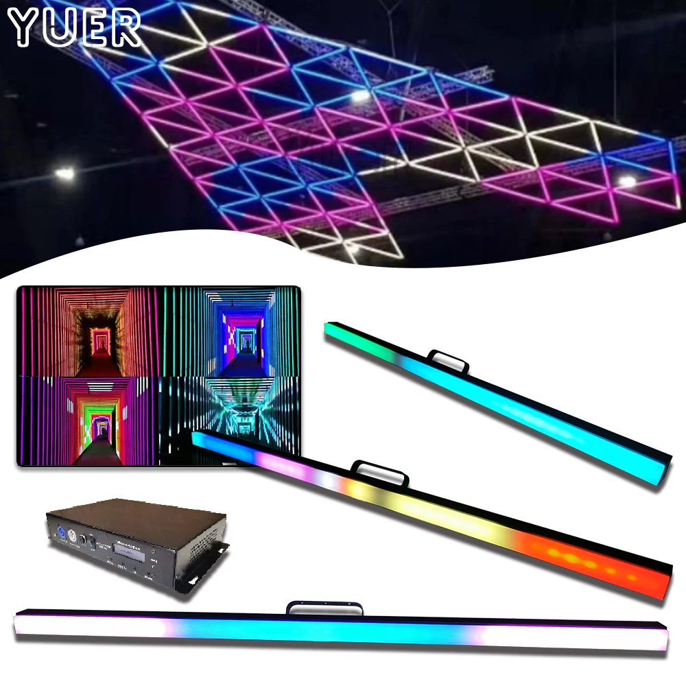 Dmx 512 Control Rgb 3in1 40x0.5w Led Dj Disco Digital Tube Pixel Tube ...