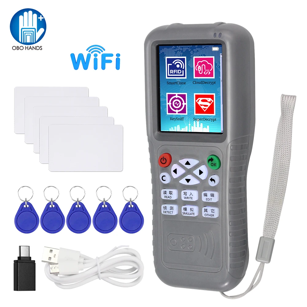 WiFi-RFID-Copier-Duplicator-NFC-Smart-Card-Reader-Writer-125KHz-13 ...