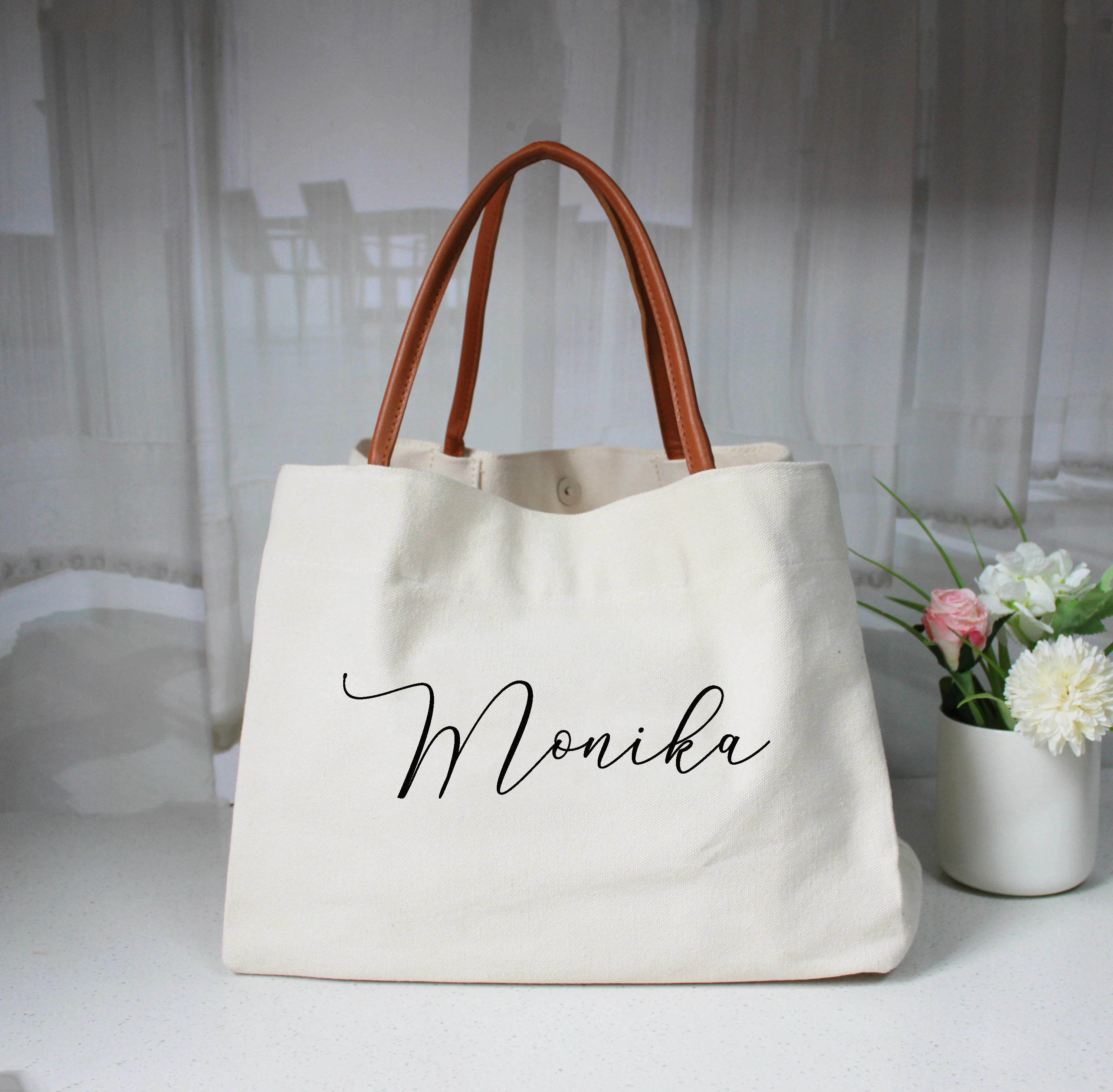 Personalized-Canvas-Travel-Tote-Bag-Bridal-Tote-Bag-Bridesmaid-Tote-Bag ...