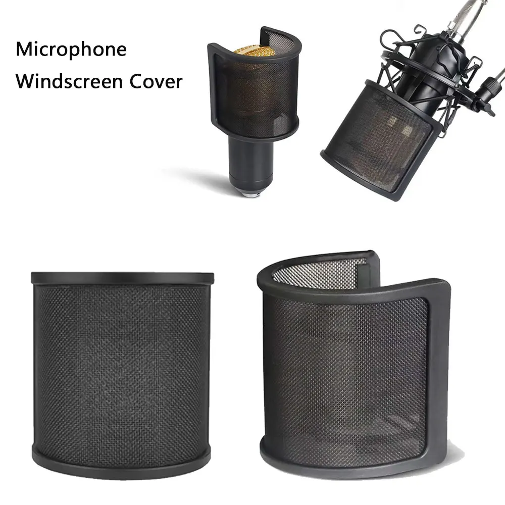 Multifuncional-Pop-Filtro-Microfone-Condensador-Tampa-Do-P-ra-brisas ...