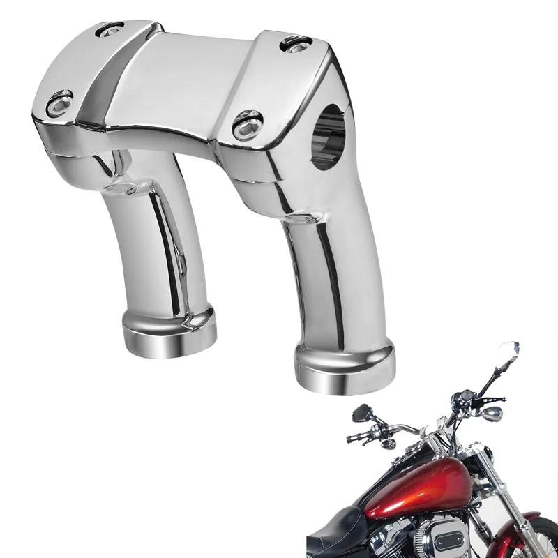Motorcycle-4-Handlebar-Riser-1-Bar-For-Harley-Softail-Springer-Dyna ...