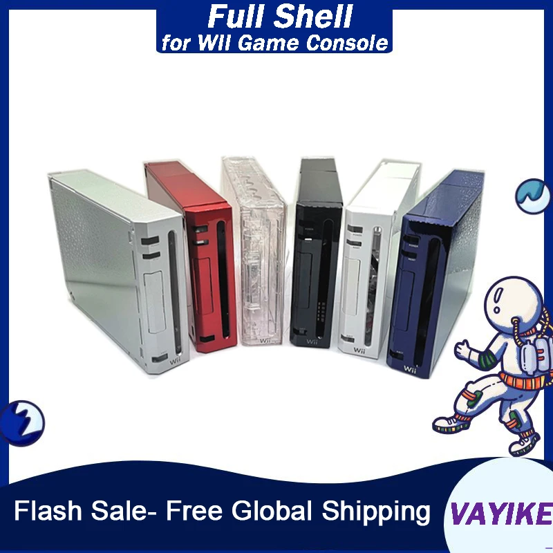 16-Color for Wii Full Shell Kit - ABS Housing Replacement with Buttons ...