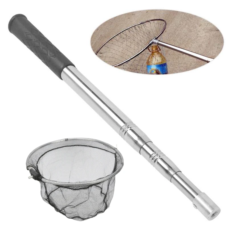 0-7-1-5M-3-5-Sections-Telescopic-Fishing-Net-Pole-Handle-Net-Stainless ...