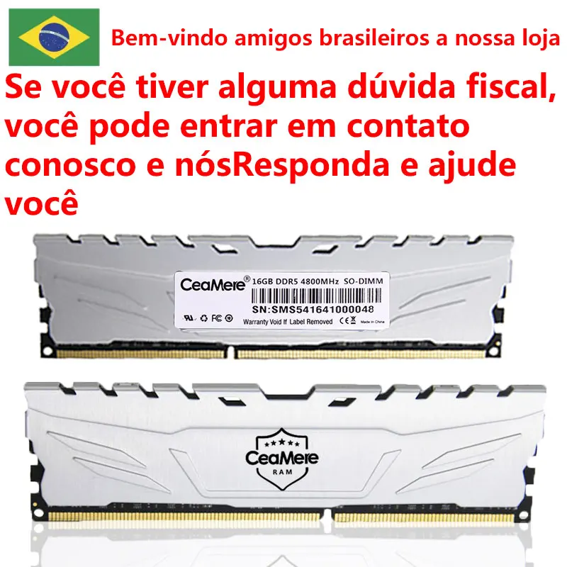 CeaMere-DDR5-Desktop-barra-de-mem-ria-do-computador-8GB-16GB-32GB-4800 ...