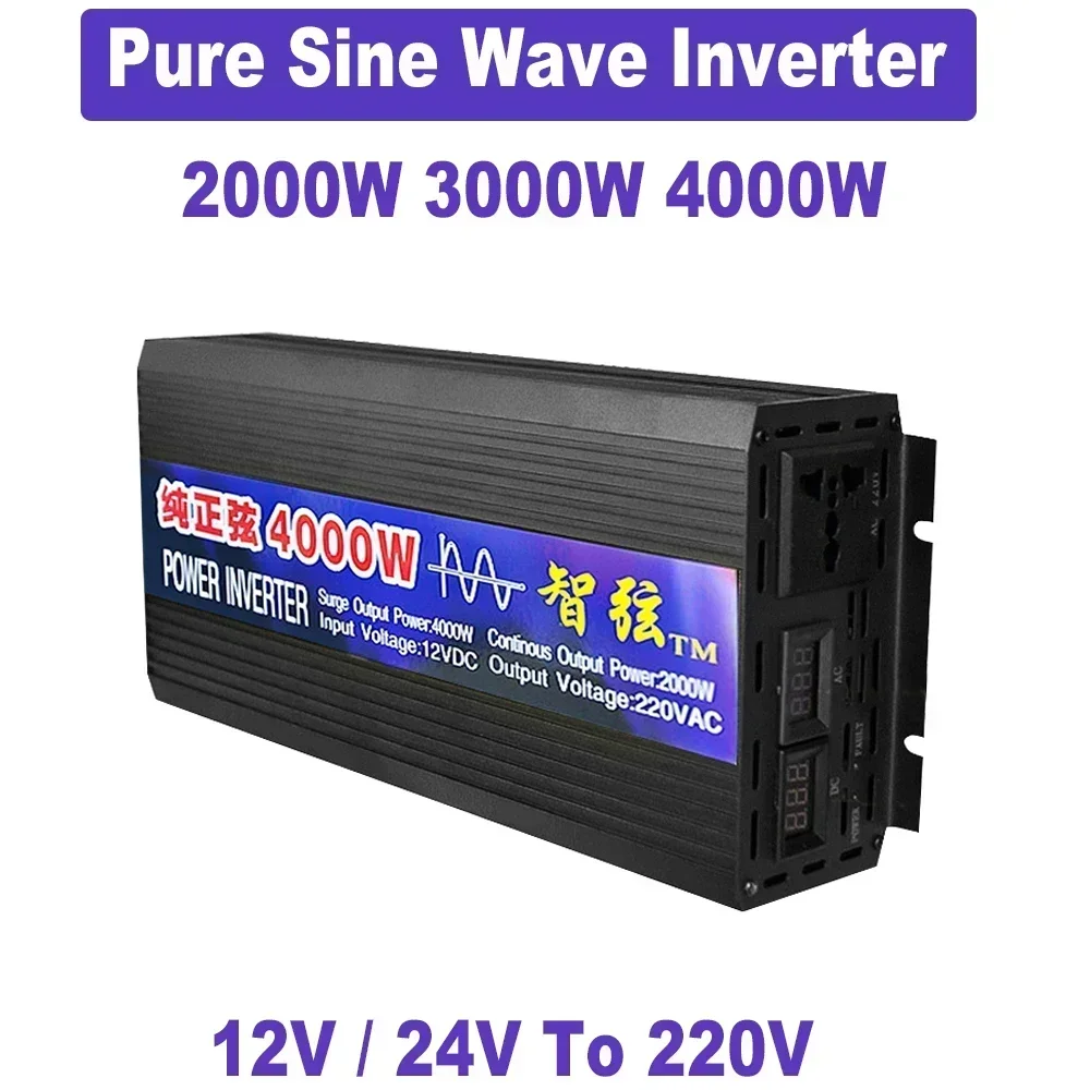 Pure-Sine-Wave-Inverter-2000W-3000W-4000W-With-LED-Display-DC-12V-24V ...