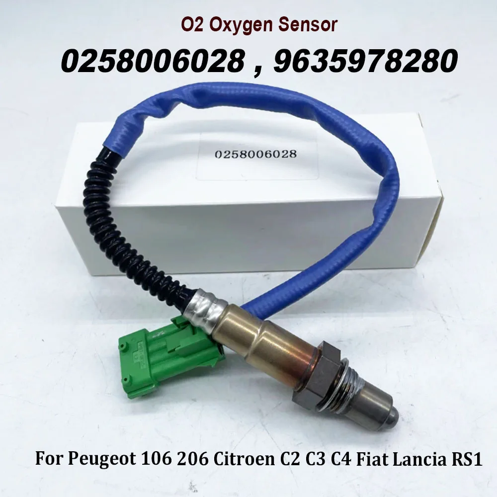 High-Quality-O2-Oxygen-Sensor-0258006028-9635978280-For-Peugeot-106-206 ...