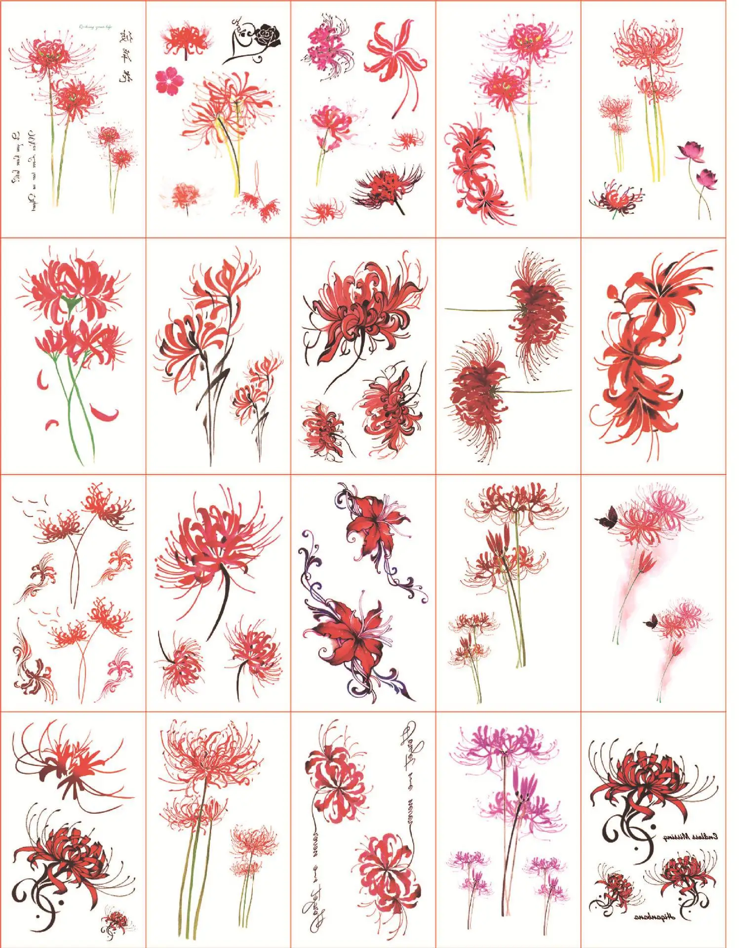 Pretty Side Flower Tattoos