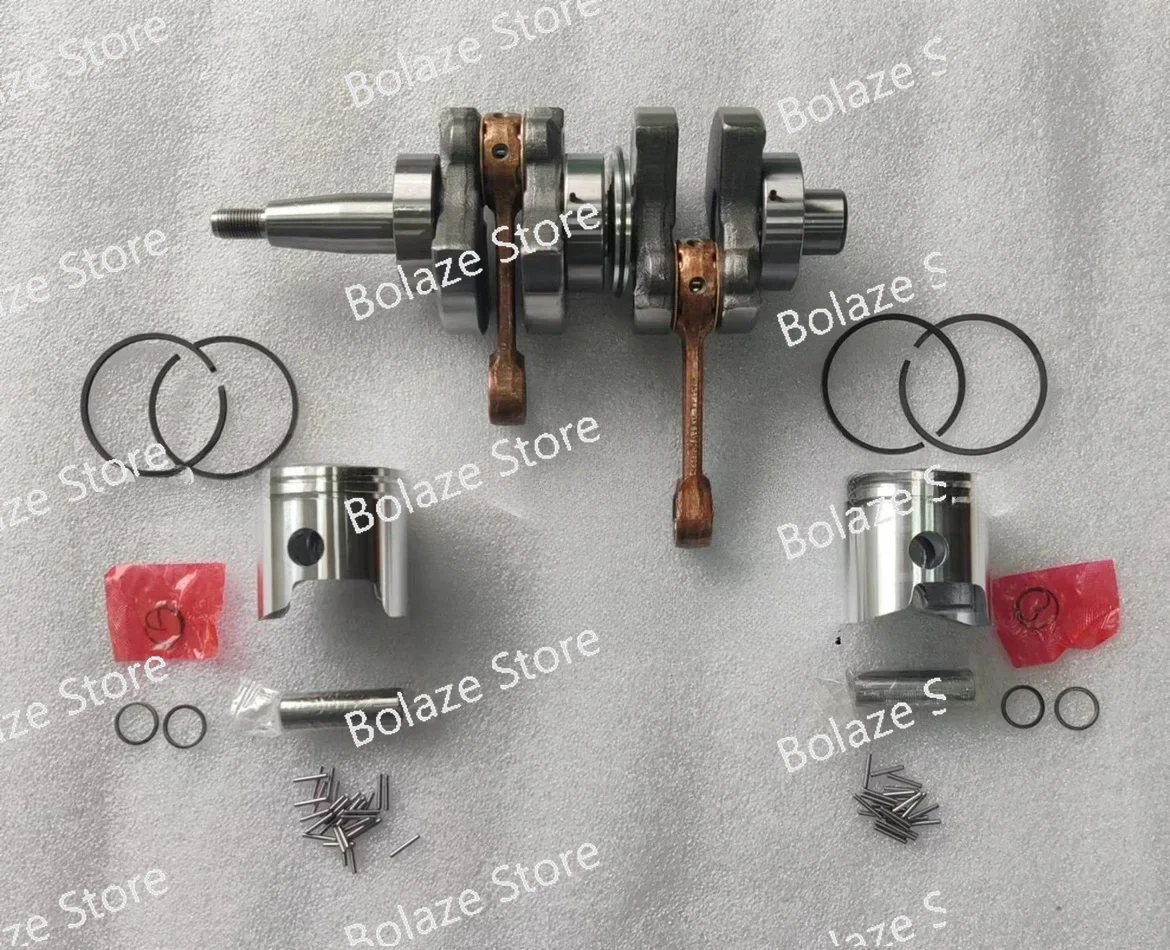 The-2-Stroke-15-18-Horsepower-Crankshaft-Connecting-Rod-Piston-Assembly ...