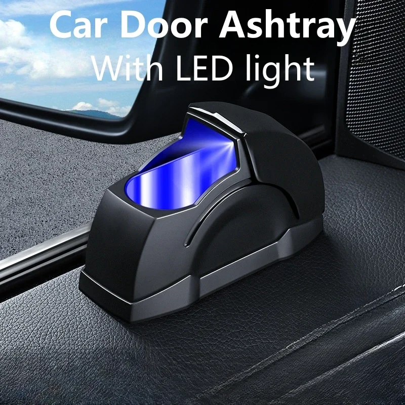 Premium Windproof Car Door Ashtray - Sleek Design with Metal Lining ...