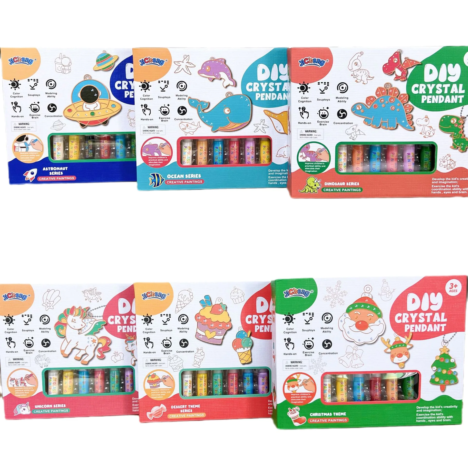 DIY-Crystal-Paint-Arts-and-Crafts-Set-Christmas-Bake-Free-Glue-Crystal ...