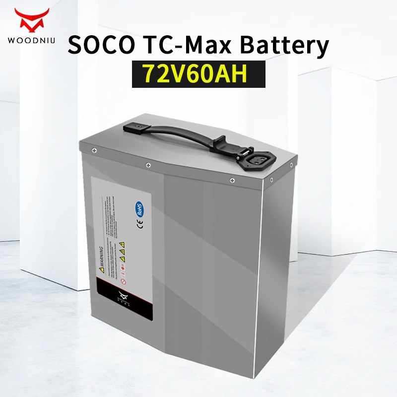 Super soco tc maxバッテリー,72V,60Ah,Bluetoothアプリ用,交換用バッテリー,スクーター,オートバイ ...