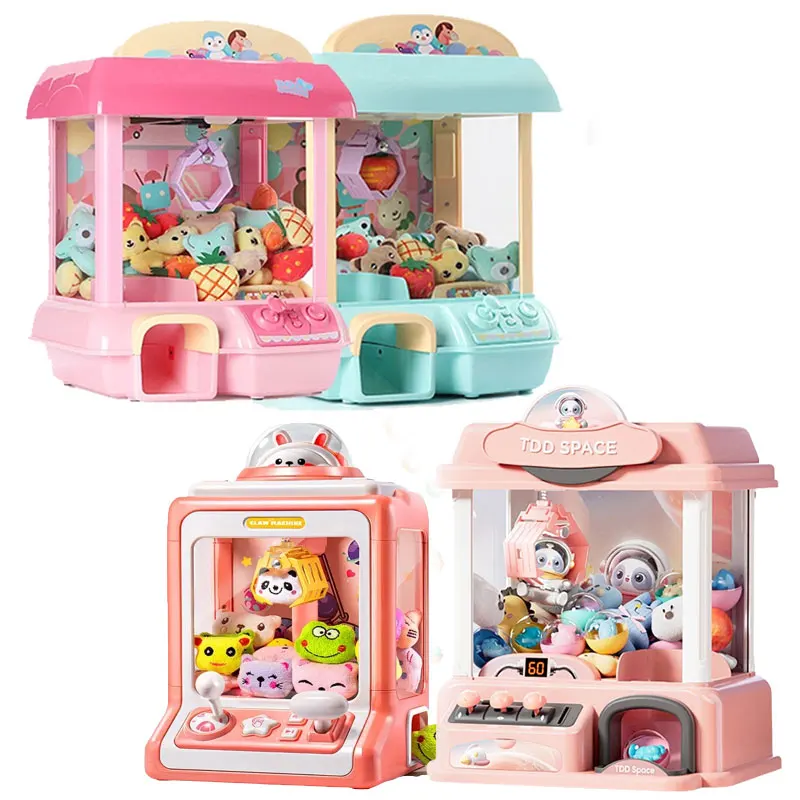 Doll-claw-machine-DIY-Doll-Machine-Kids-Coin-Operated-Play-Game-Clip ...