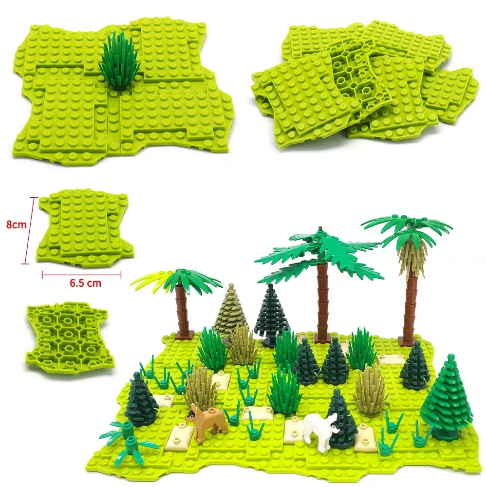 Building-Block-The-Grass-Floor-Grass-Green-Sand-Colour-Splice-Together ...