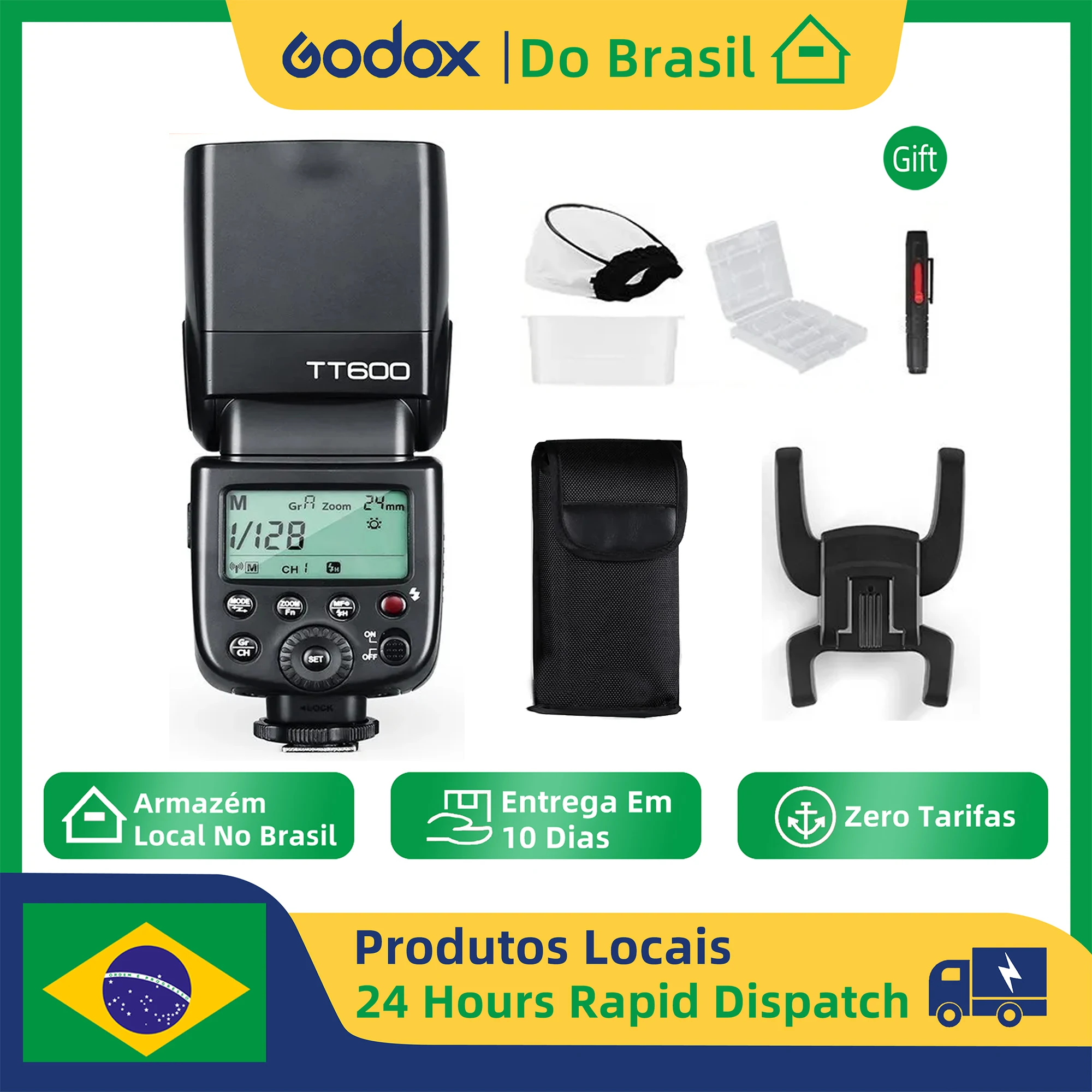 Do-Brasil-Godox-TT600-Camera-Flash-TT600-S-2-4G-Wireless-GN60-mestre ...