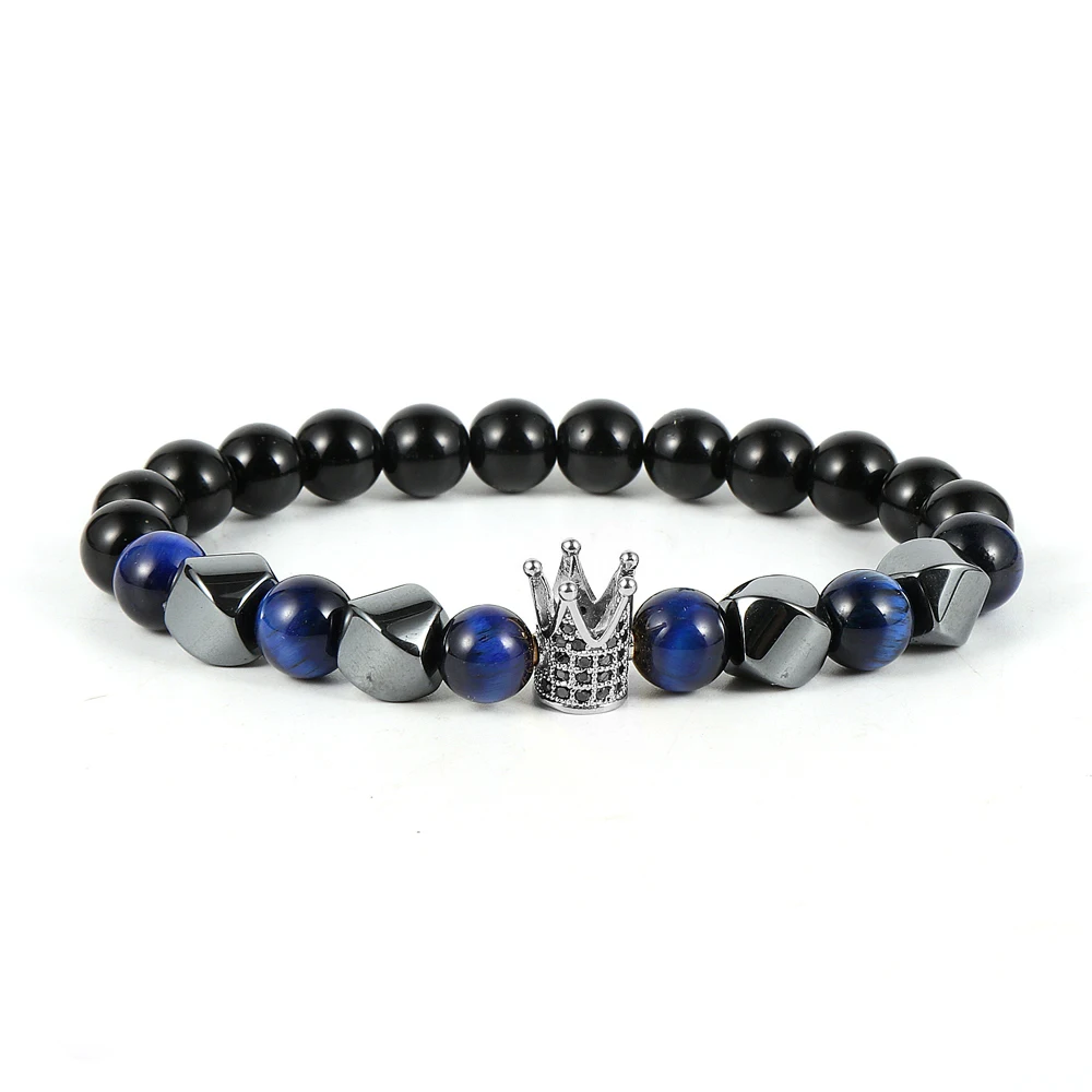Hematite-Natural-Stone-Bead-Bracelets-for-Men-Brass-Mic-Zircon-Crown ...