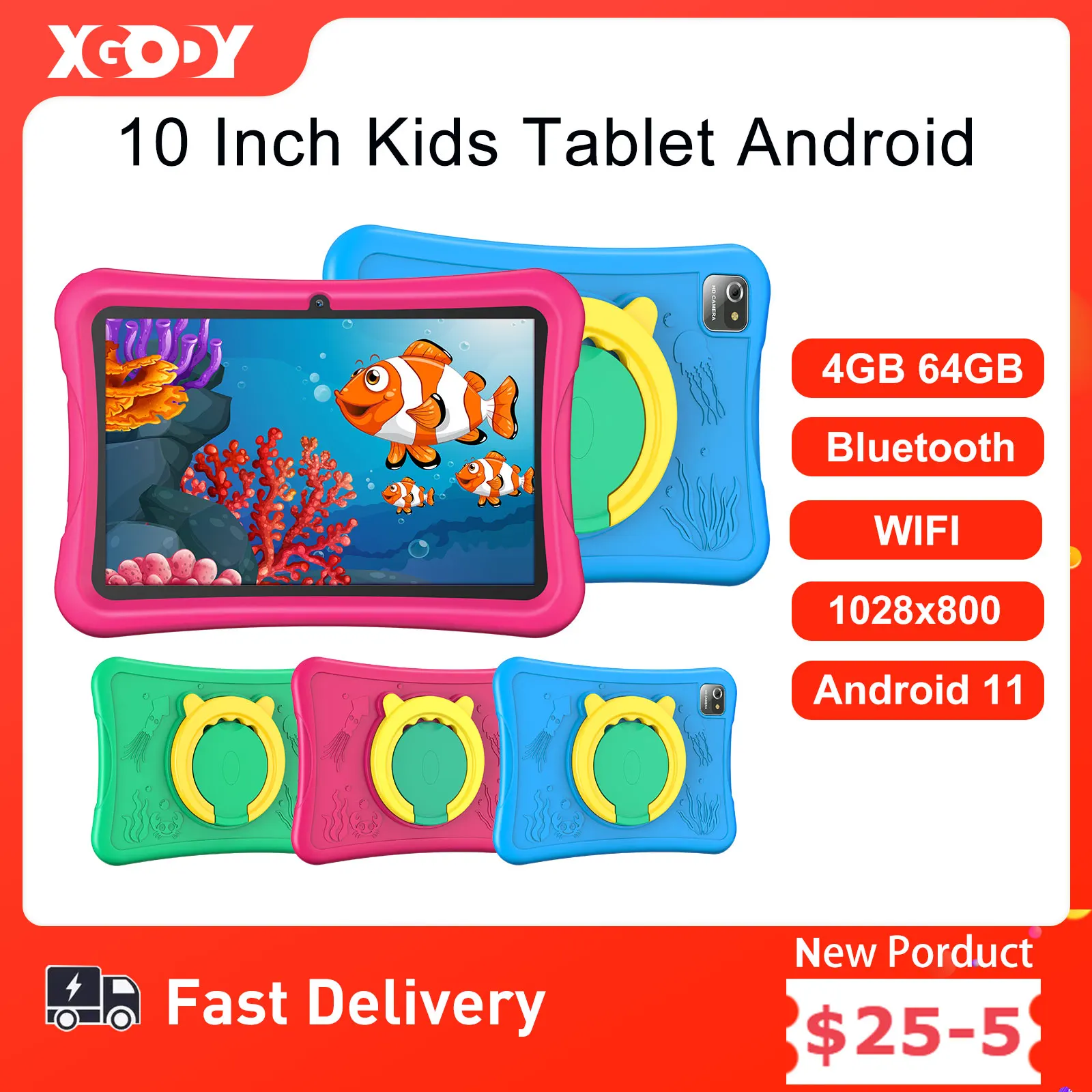 XGODY-10-Inch-Andoird-Tablet-For-Kids-Gift-Study-Education-4GB-RAM-64GB ...