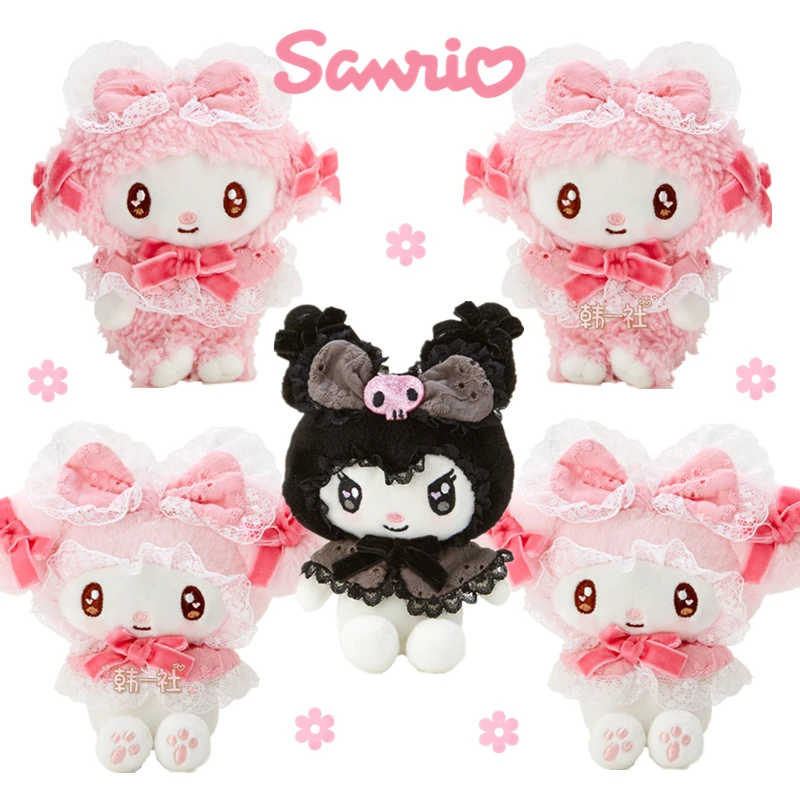 Anime Sanrios Piano My Melody Plush Doll Kawaii Kuromi Lolita Pendant ...