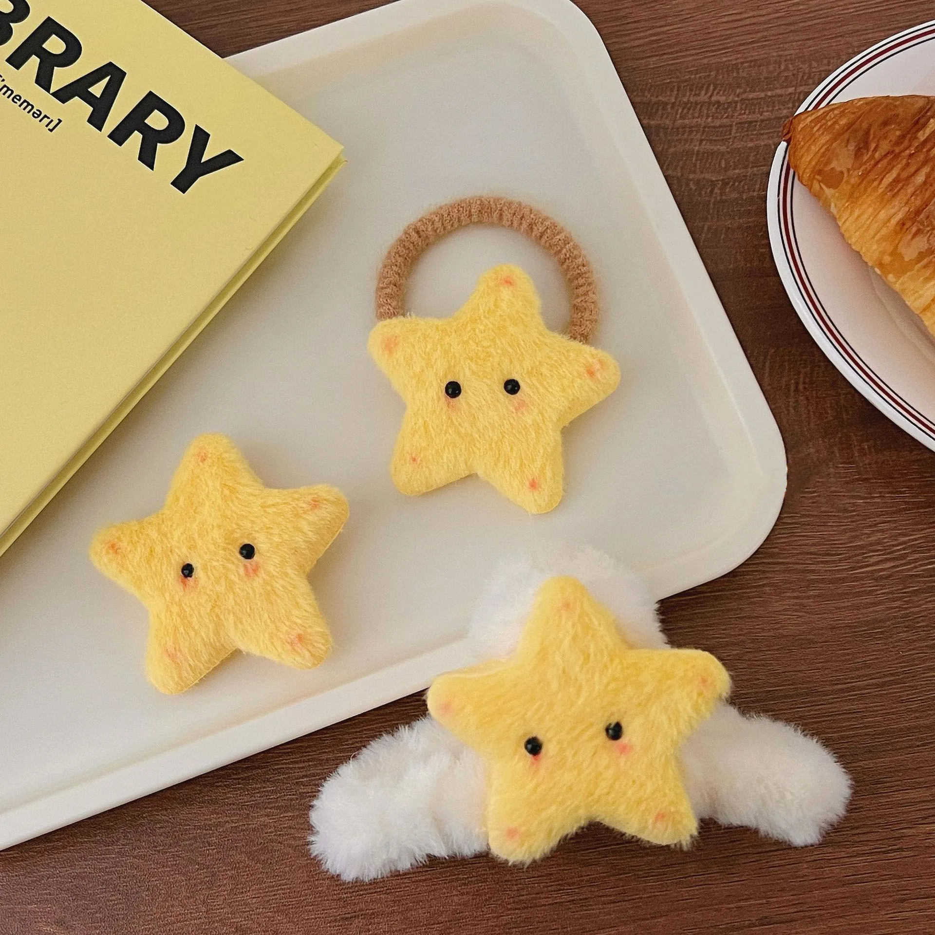 Milk-Fufu-Fluffy-Star-Hairpin-Cute-Japanese-Girls-Autumn-And-Winter ...