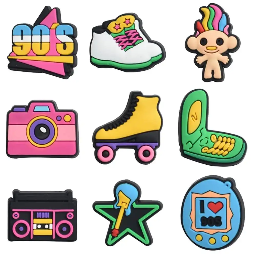 Wholesale 1pcs PVC Shoe Accessories for Crocs Charms Music Badge Women ...