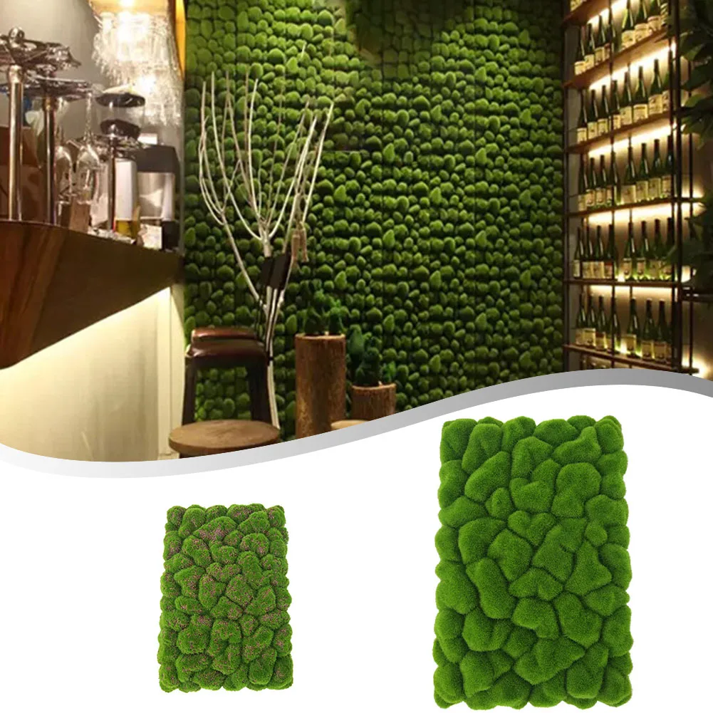 Simulated Moss Foam Board Flocking Fake Moss Stone Plant Background ...