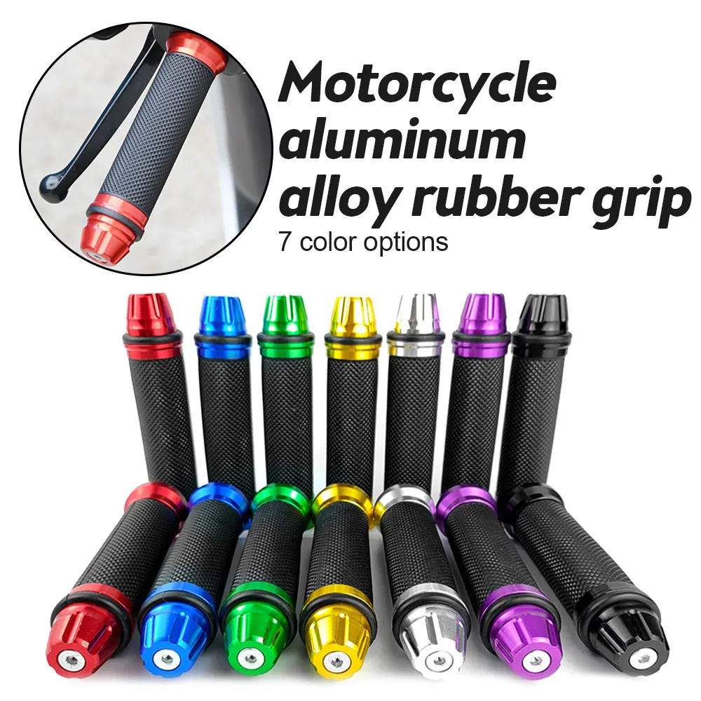 Motorcycle-Grips-Hand-Rubber-Pedal-Biker-Handlebar-Clench-Modified ...