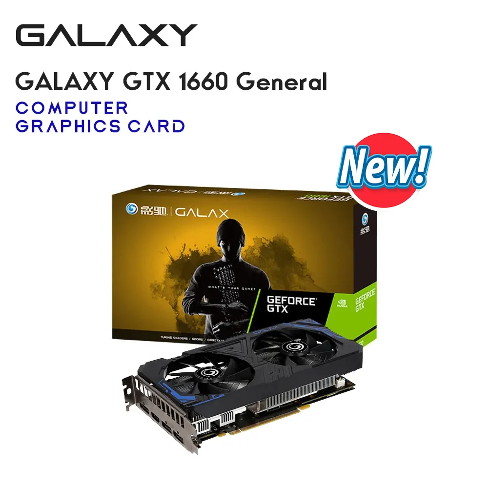 GALAXY NEW GTX 1660 1660 Super Ti 1660S 6G GAMING Graphic Card GDDR6 6G ...