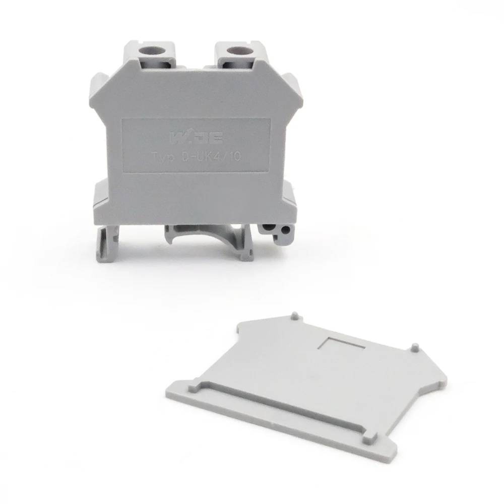 10Pcs-D-UK4-10-Terminal-Block-Partition-Plate-Insulation-Barrier-for ...