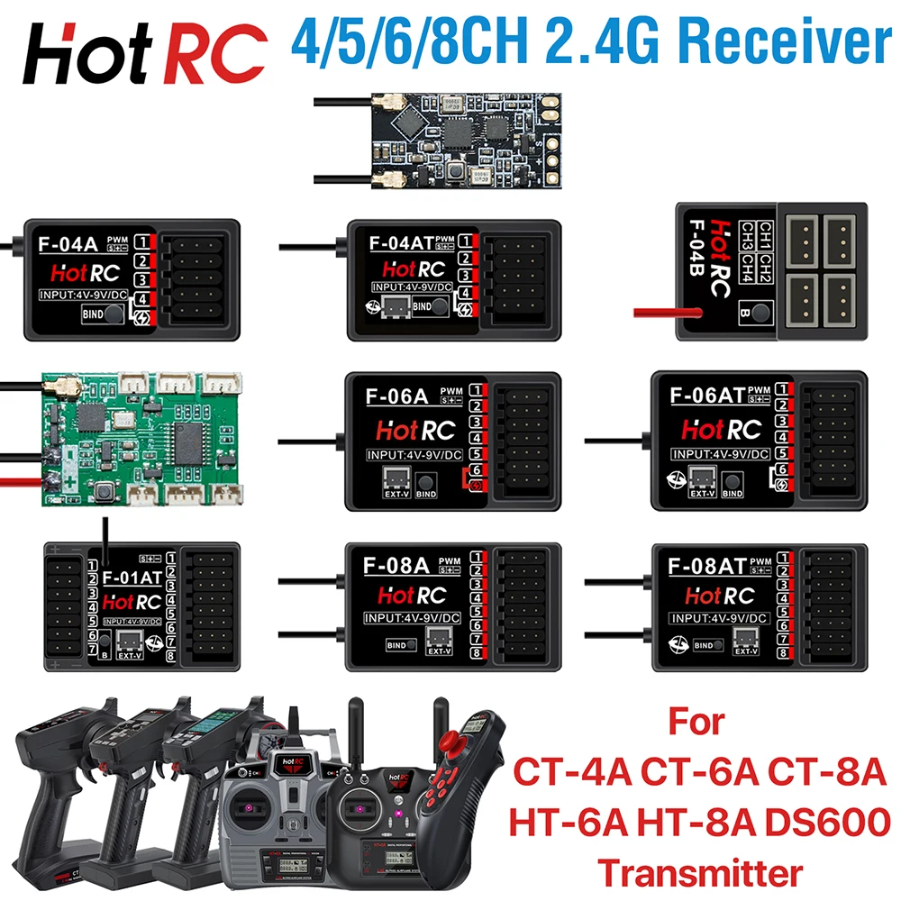HotRC-4-5-6-8CH-RC-Receiver-2-4GHz-Multi-Channels-Receivers-with-Gyro ...