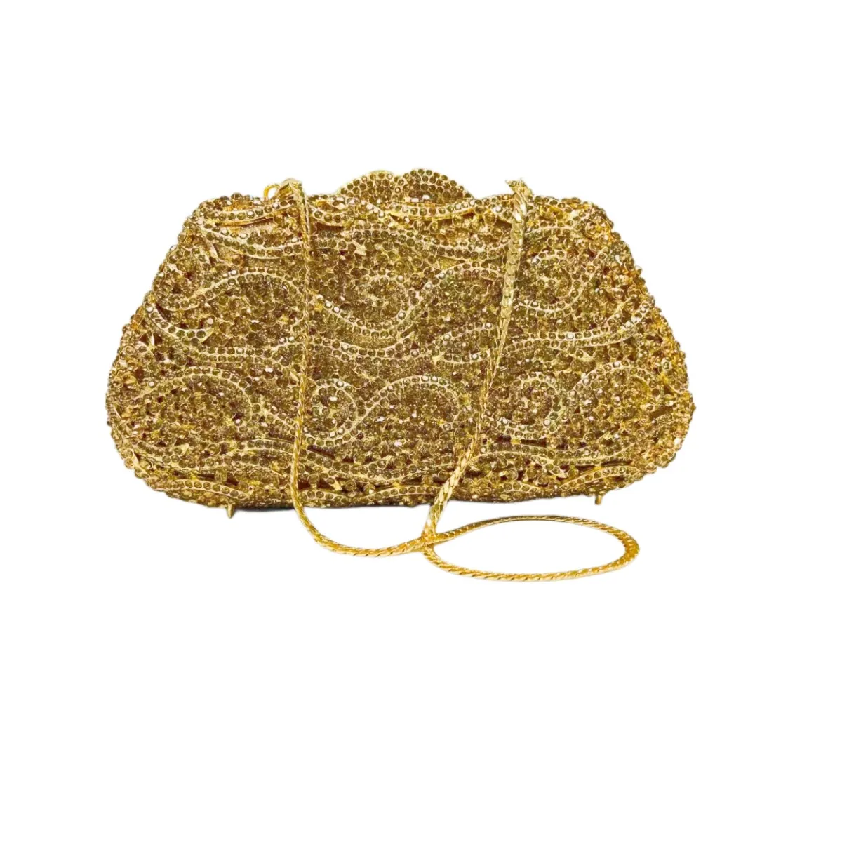 Elegant women evening party handbag diamonds luxury wallet clutches ...