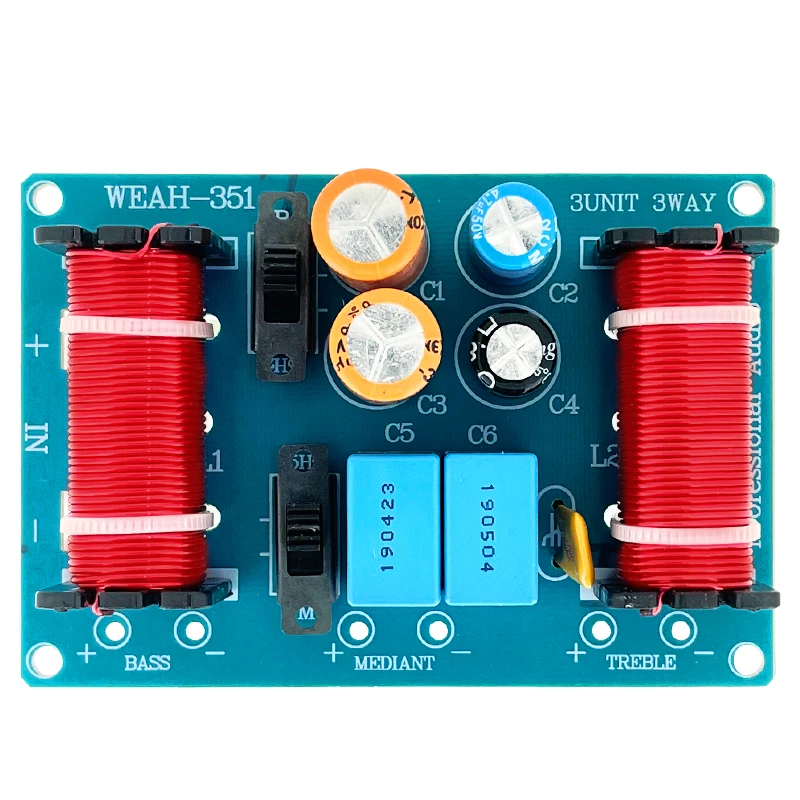 150W-Treble-Midrange-Bass-Speaker-Frequency-Divider-Tweeter-3-vias-High-Mid-Low-Filter-Audio ...